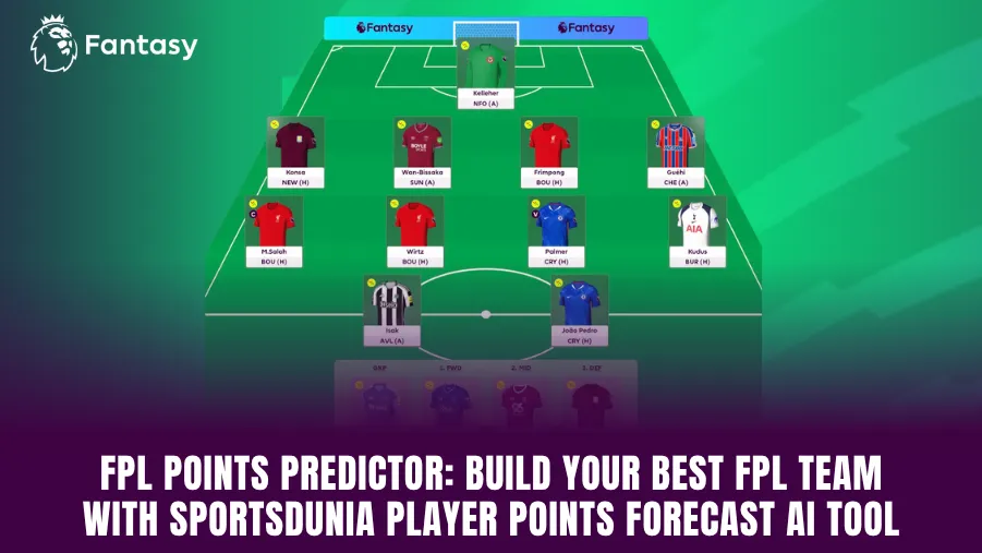 FPL Predicted Points: Build Your Best FPL Team with Sportsdunia Free AI FPL Points Predictor